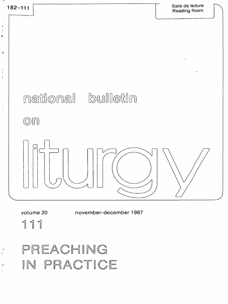 111 Preaching in Practice | PDF | Sermon | Mass (Liturgy)