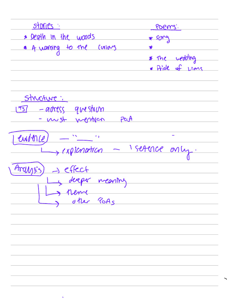 Structure Questions Stories + Questions | PDF