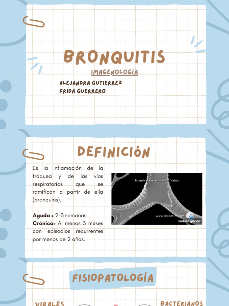 Bronquitis | PDF | Tos | Bronquitis