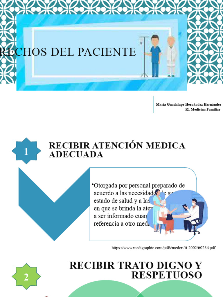 Derechos del Paciente en Atención Médica | PDF | Mediación