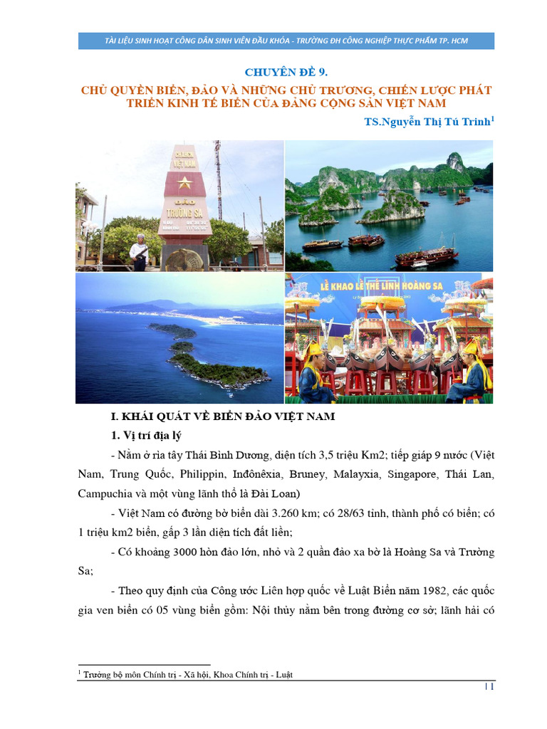 9 Chuyen de 9 Bao Ve Chu Quyen Bien Dao Viet Nam | PDF