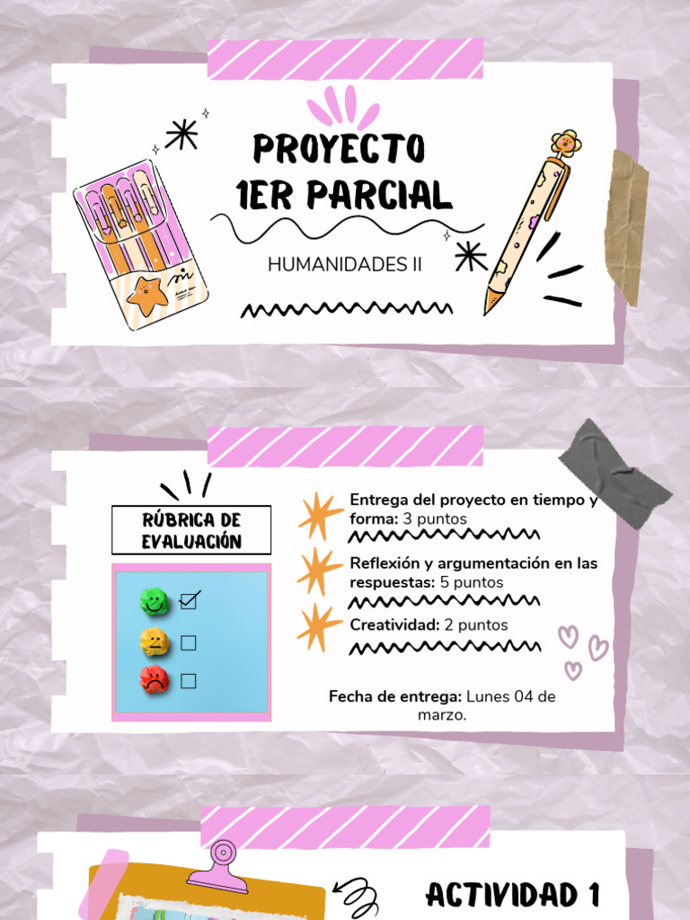 Proyecto 1er Parcial - Humanidades II | PDF