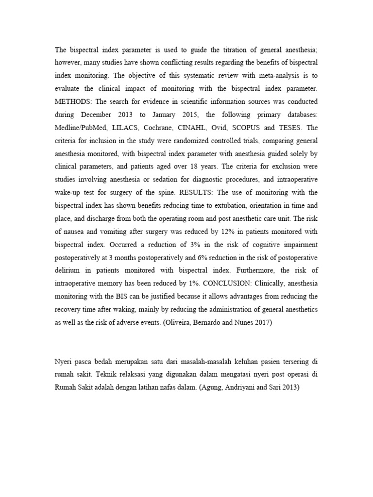 Muhamad Khairul Ilham (230106122) | PDF | Anesthesia | Clinical Medicine