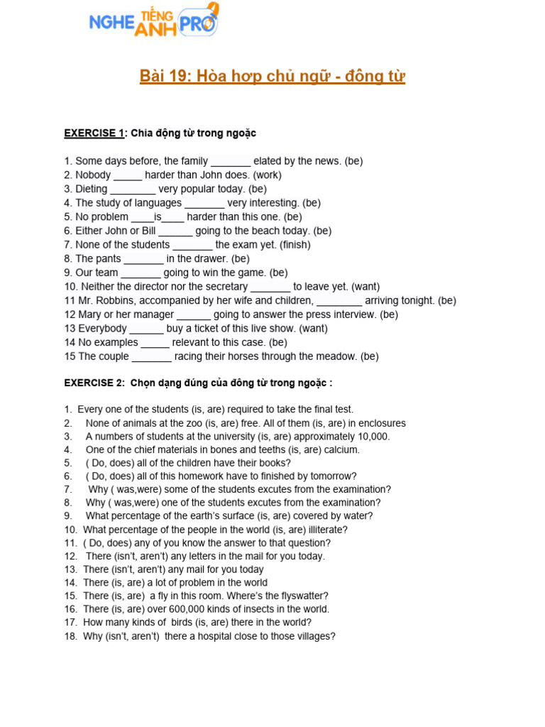 Bài 19 - Hòa H P CH NG - Đ NG T | PDF