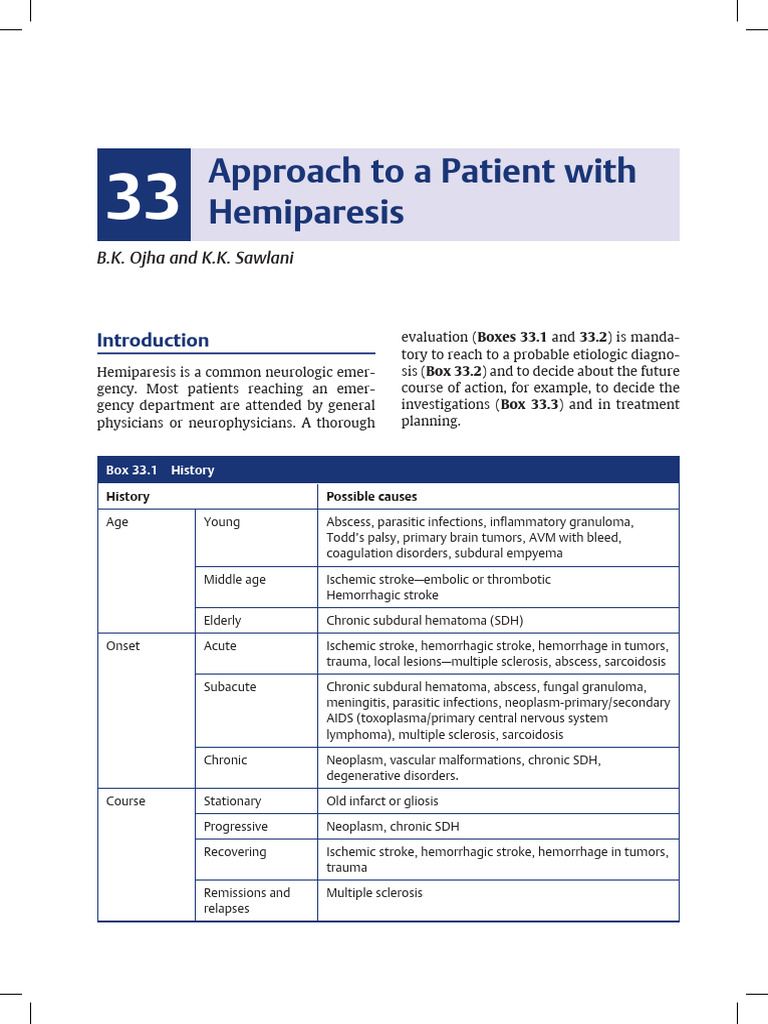 Comprehensive Guide to Hemiparesis Evaluation | PDF | Stroke | Magnetic ...