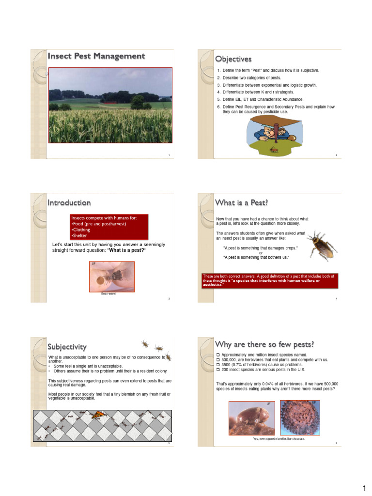 Notes 12 | PDF | Pest (Organism) | Parasitism