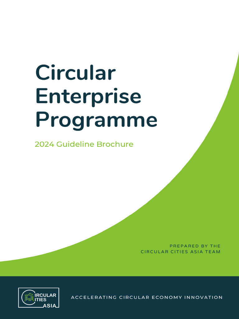 Guideline Brochure - 2024 Circular Enterprise Programme | PDF ...