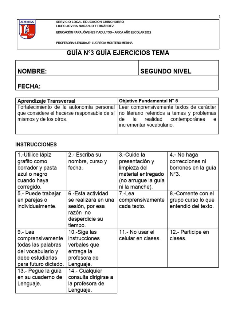 Guia N 3 Ejercicios Tema | PDF | Gases de efecto invernadero | Tierra