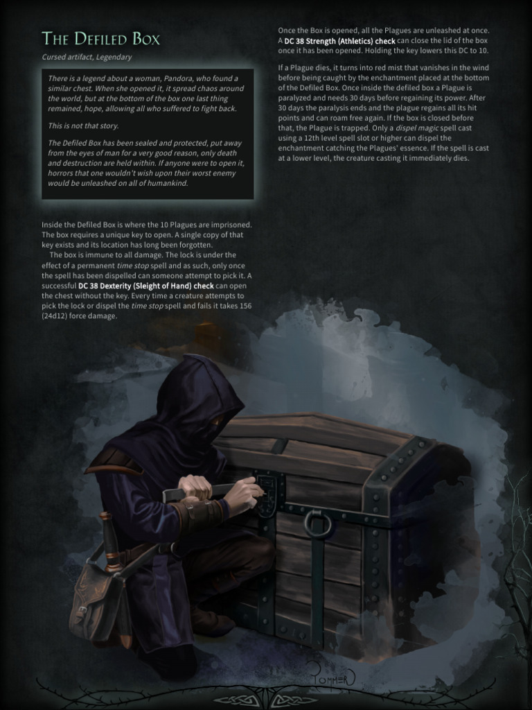 The Defiled Box: Cursed Artifact Guide | PDF