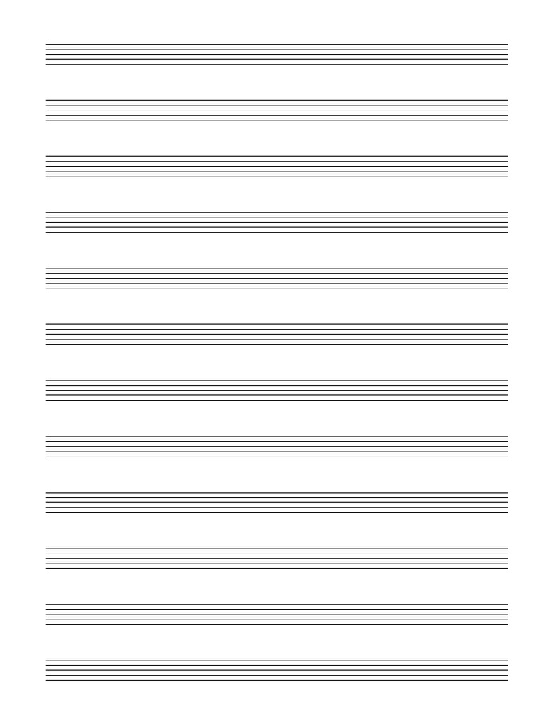 ABC Blank Sheet Music | PDF