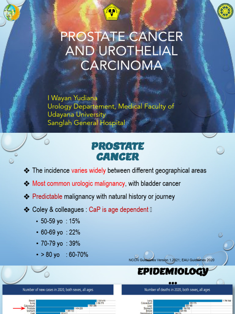 Lecture 27.1. Prostate - Urothelial Carcinoma | PDF | Prostate Specific ...