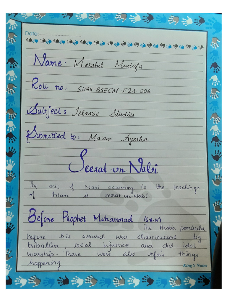 Islamic Studies Assignment | PDF