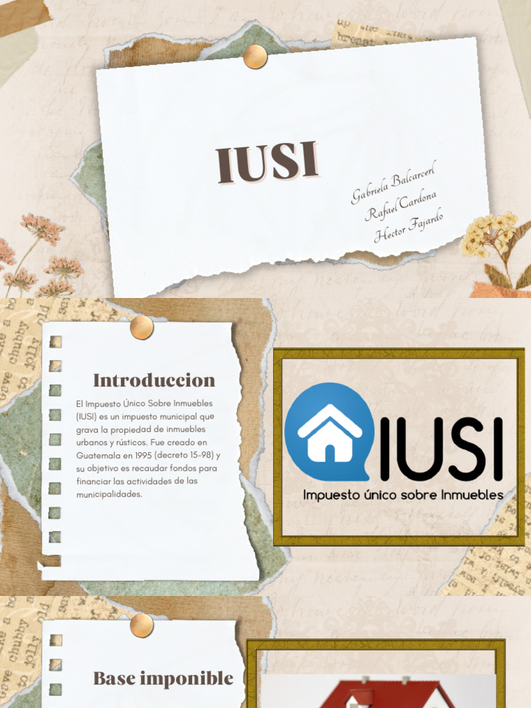 Copia Del IUSI | PDF | Impuestos | Economias