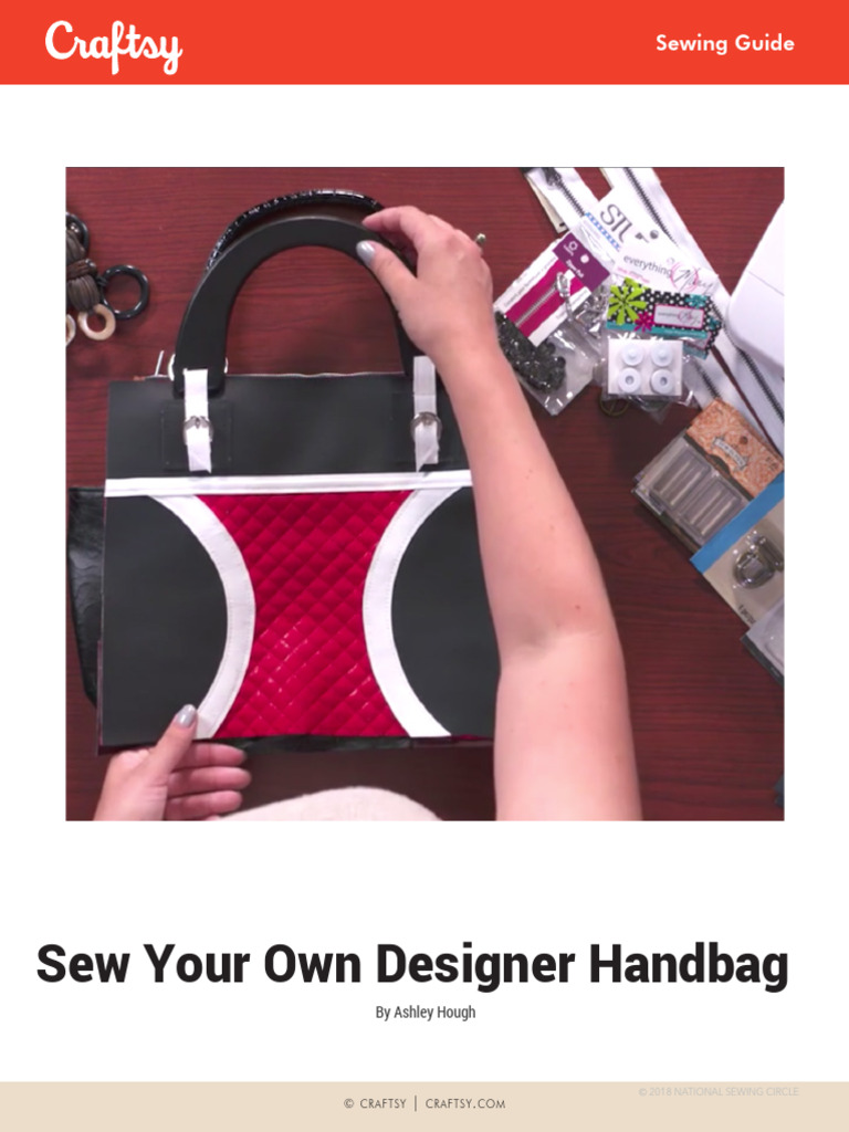 SEW Sew Your Own Designer Handbag Hough Craftsy v1 | PDF
