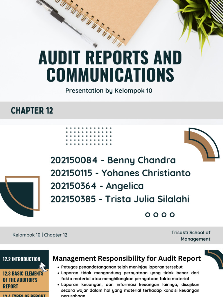 Kelompok 10 - Chapter 12 Hayes - Audit 2 | PDF