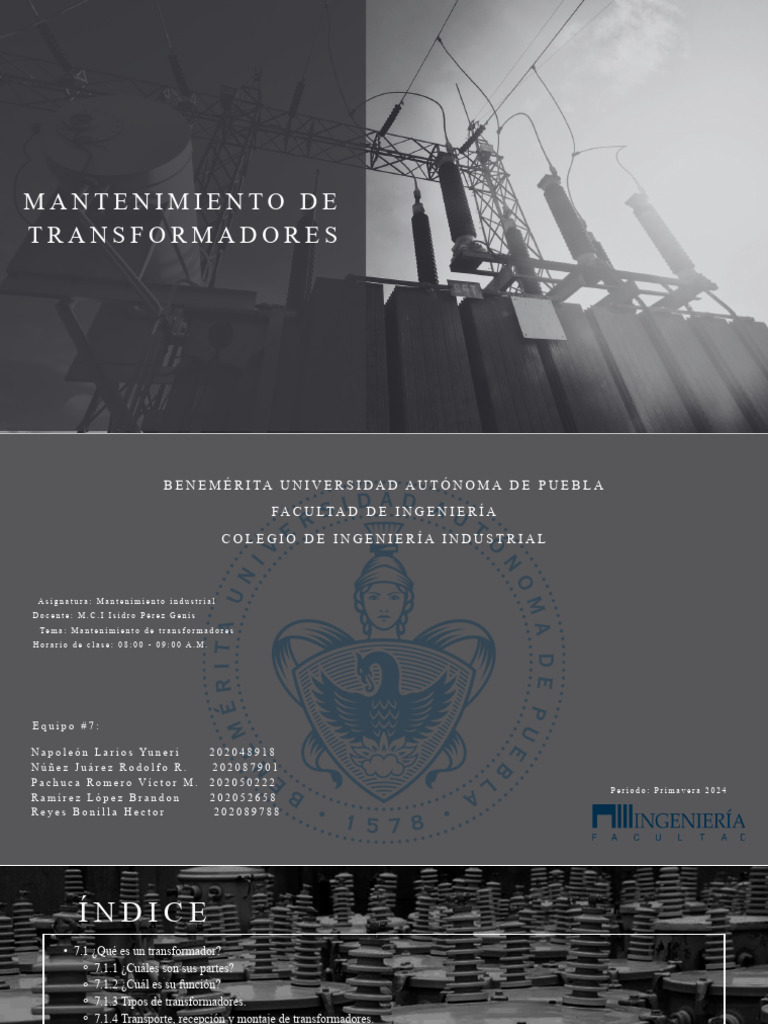 Mantenimiento de Transformadores 2 | PDF | Transformador | Aislador (Electricidad)