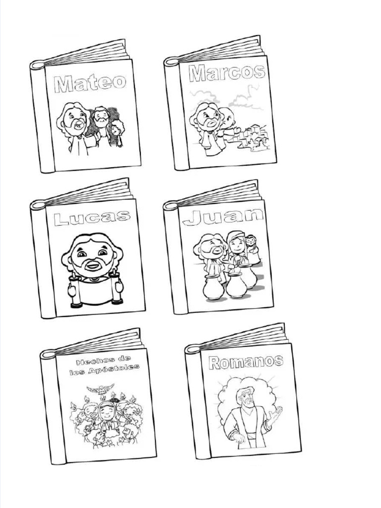 PDF Libros de La Biblia para Colorear - Compress | PDF