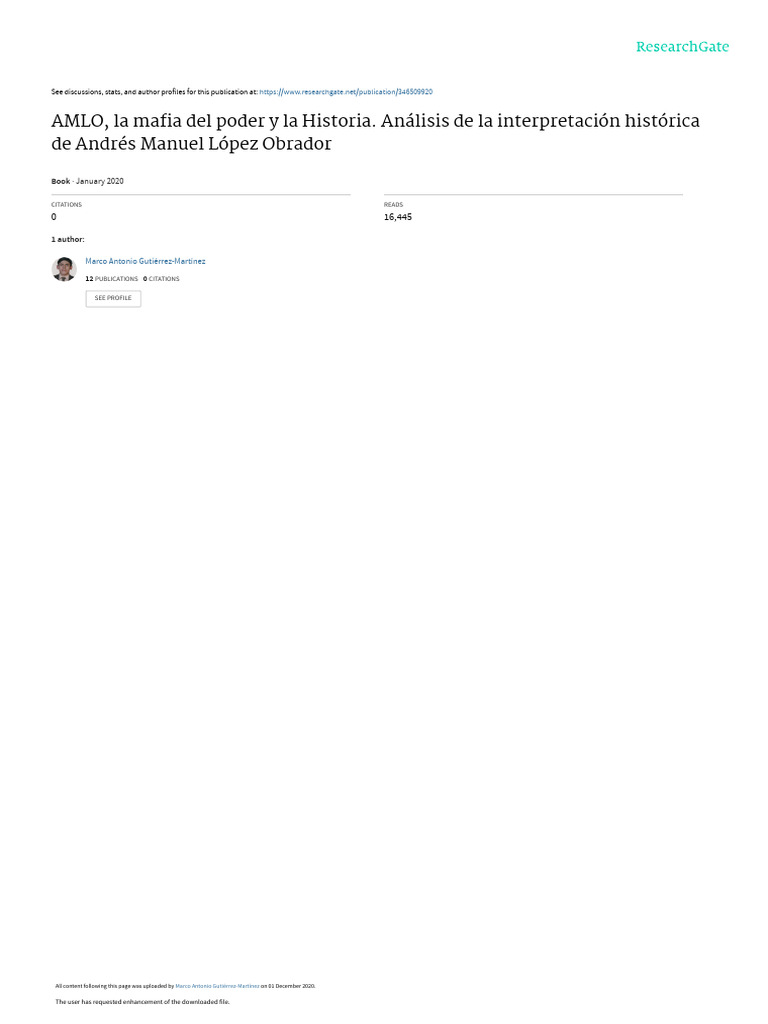 Libro AMLO | PDF | México | Gobierno