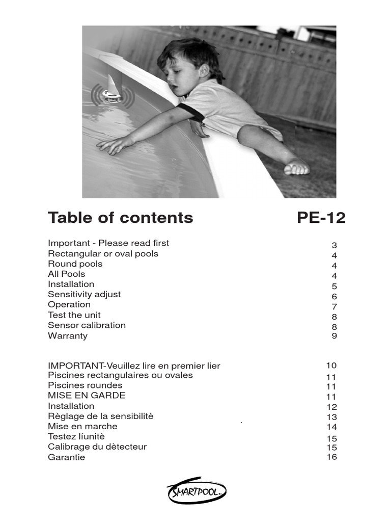 Alarme de Piscine Pe12 | PDF | Damages