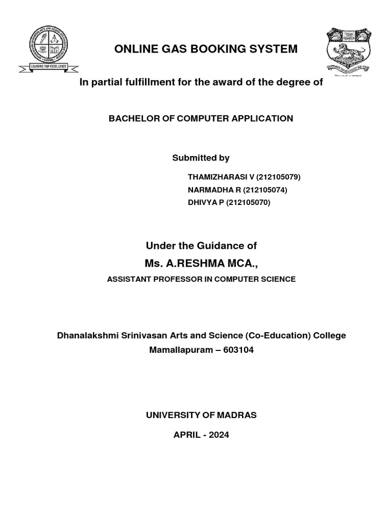 Online Gas Booking System | PDF | My Sql | Php