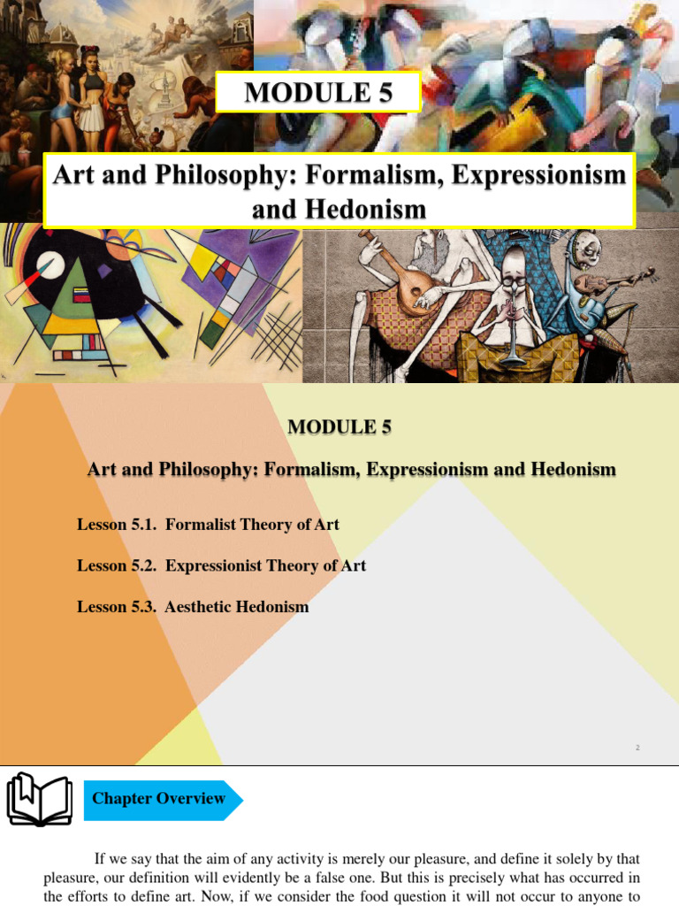 Art and Philosophy Formalism Expressionism and Hedonism | PDF | Vincent ...