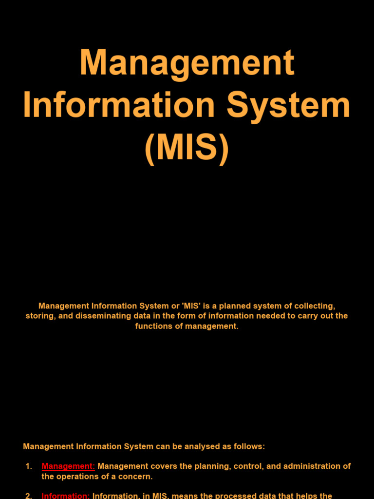 MIS | PDF | Business Process | E Commerce