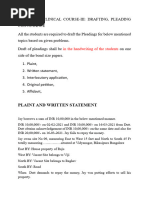 Draft of Caveat | PDF | Affidavit | Legal Procedure