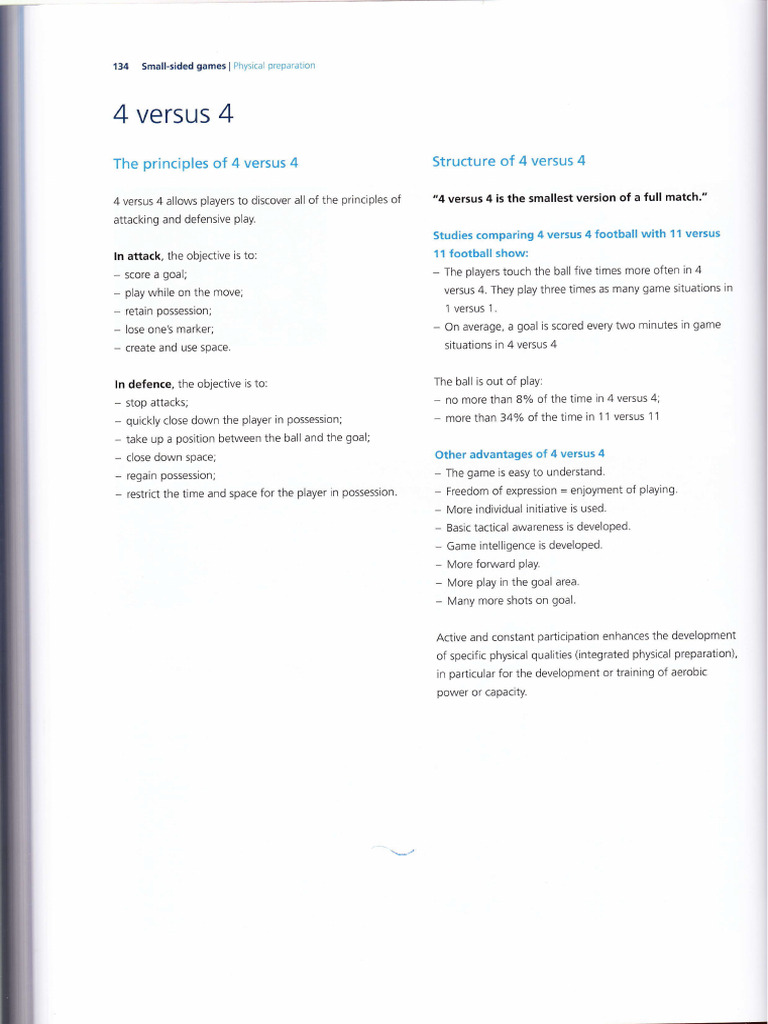 4v4 SSG | PDF | Team Sports | Sports