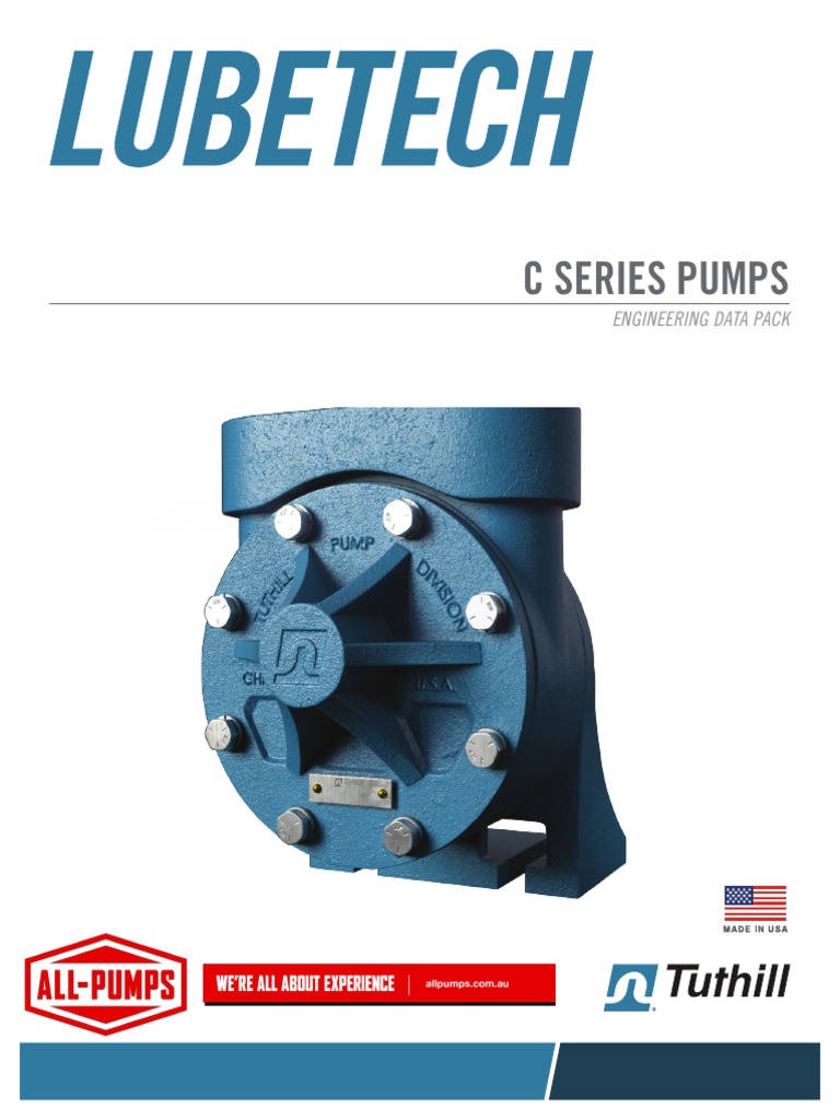 Tuthill C Series Engineering Data Pack | PDF | Pump | Valve