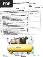 Checklist Compressor | PDF