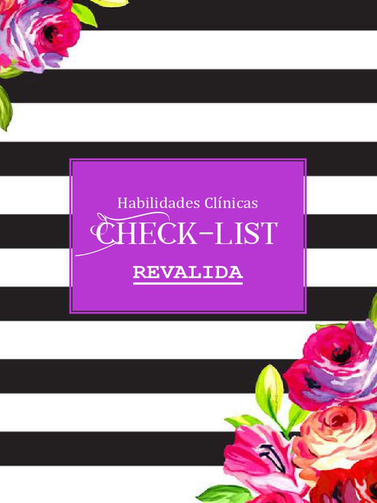 CADERNO de Checklist Revalida | PDF