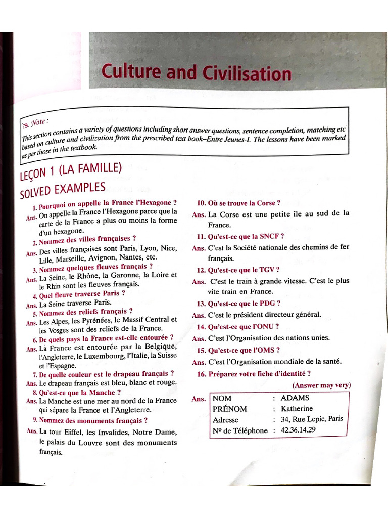 Culture Grade 9 | PDF