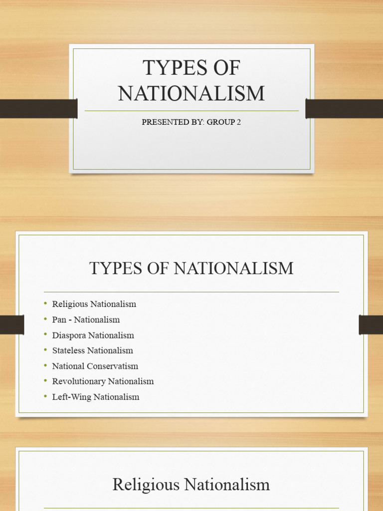 Types of Nationalism Explained | PDF | Politics | Social Science