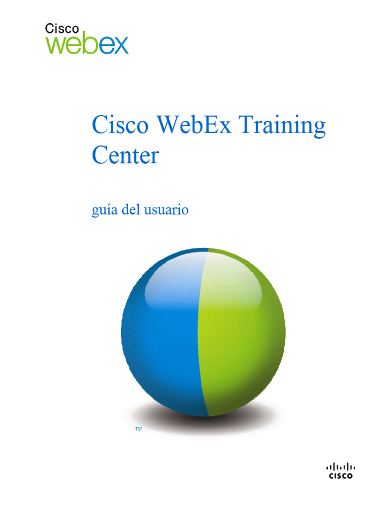 Cisco Webex Training - Manual | PDF | Ventana (informática) | Marca ...