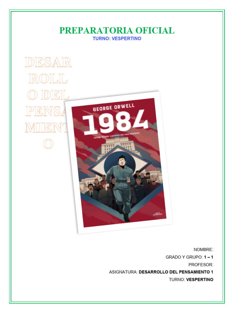 Resumen Del Libro: 1984 | PDF | Ciencias sociales | Historia