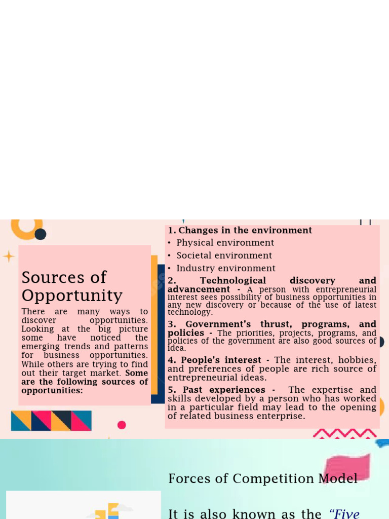 Sources of Opportunity & Forces of Competition | PDF | Economies ...