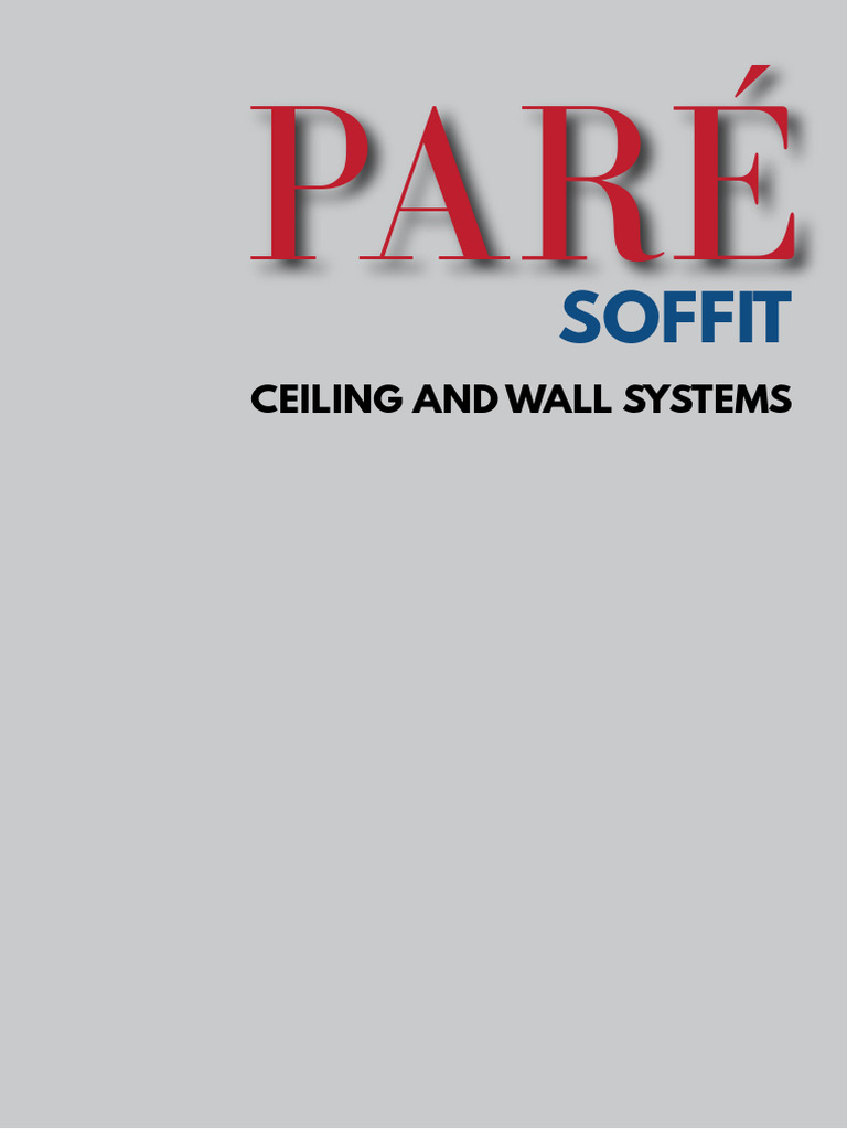 Pare Soffit Plain | PDF