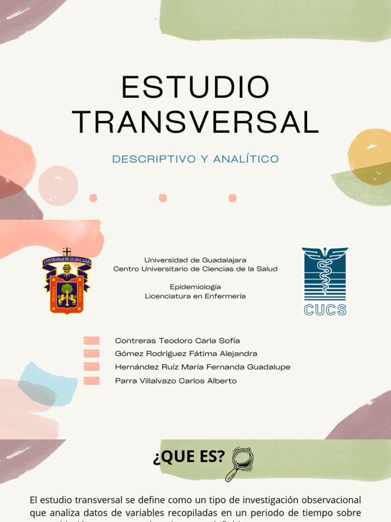 Estudio Transversal | PDF | Science