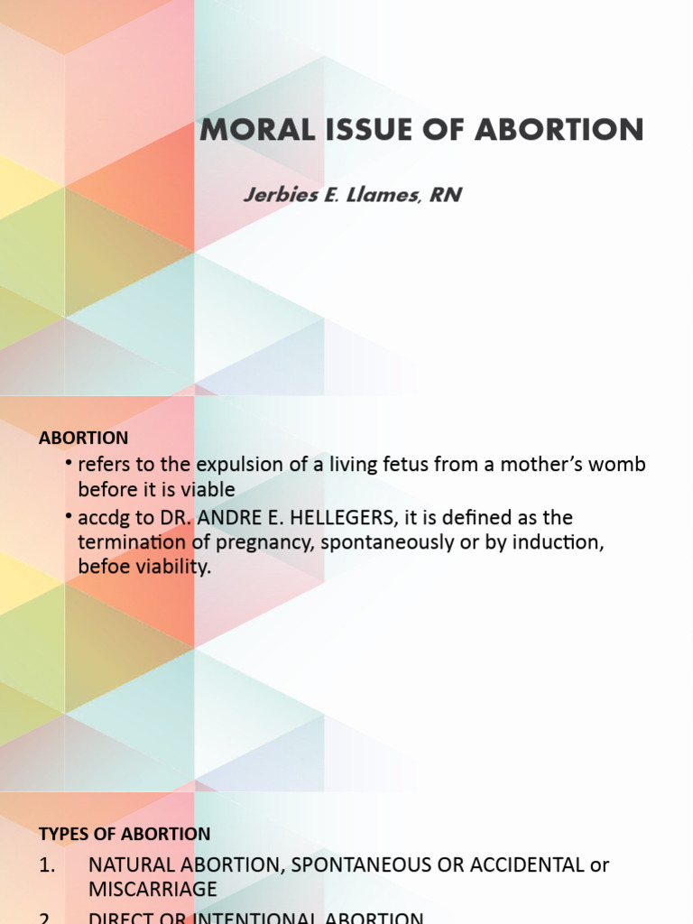 ABORTION | PDF | Abortion | Human Reproduction