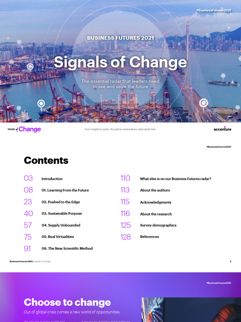 Accenture Signals of Change Business Futures 2021 Report | PDF ... Accenture Signals of Change Business Futures 2021 Report | PDF ...