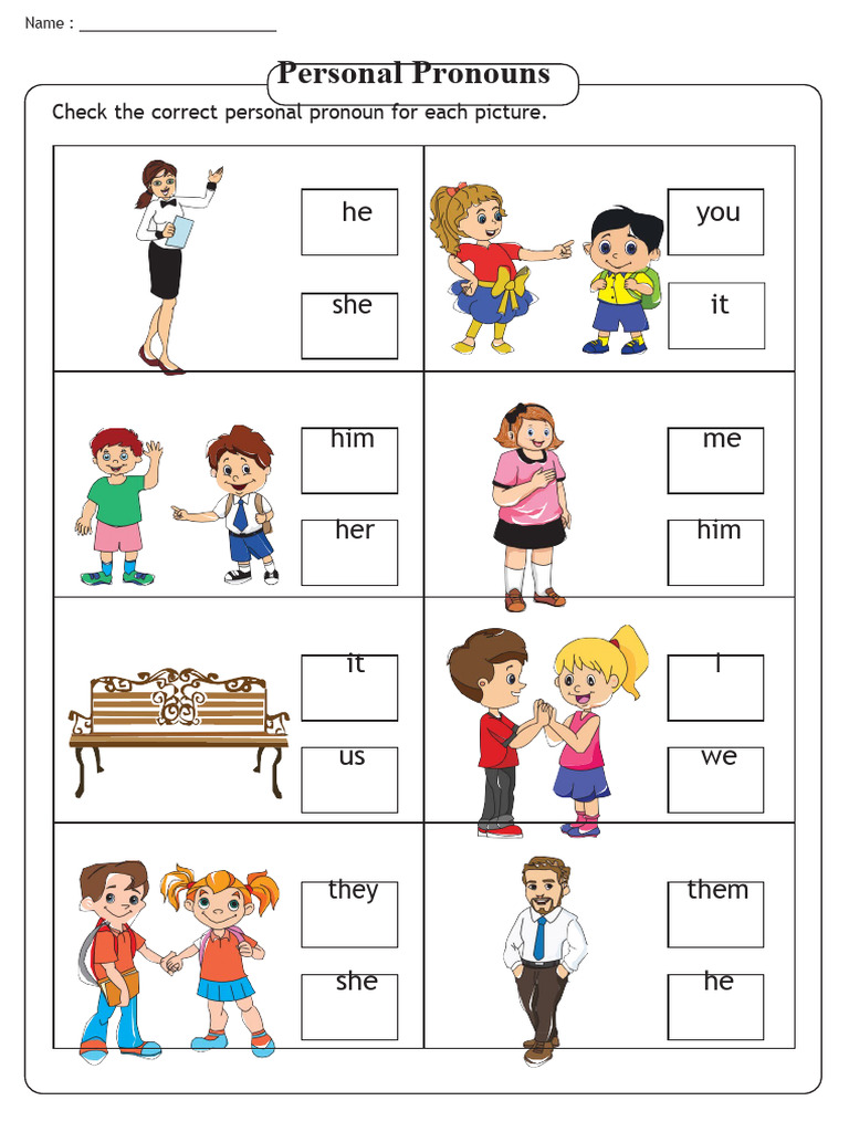 Subject Pronouns 2 | PDF