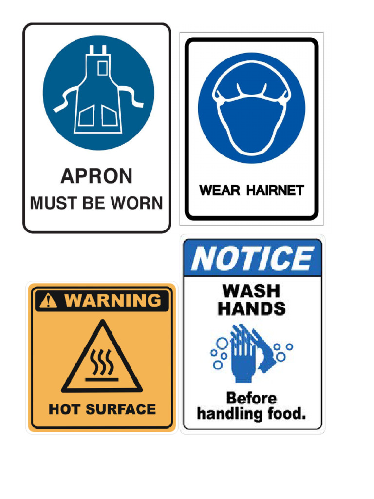 Safety Signs For Printing | PDF