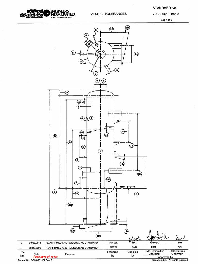 7-12-0001 Rev5 - Vessel Tolerances | Download Free PDF | Engineering ...