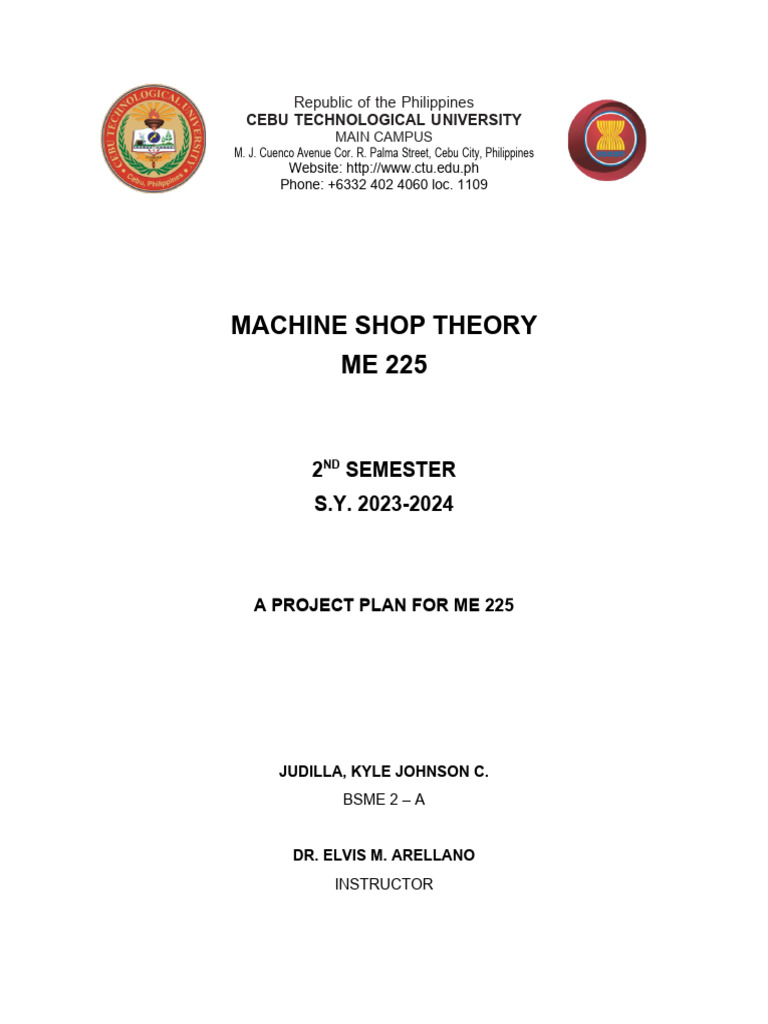 Judilla Proj Plan Final | PDF | Metalworking | Rivet