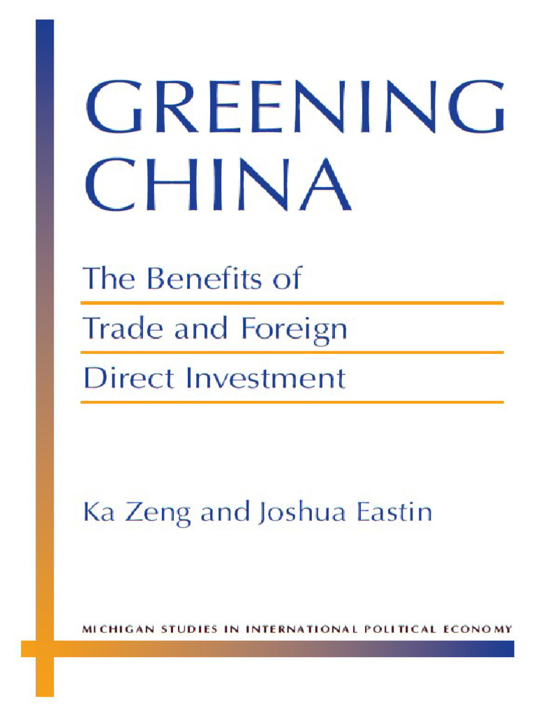 Ka Zeng - Joshua Eastin - Greening China - The Benefits of Trade and ...