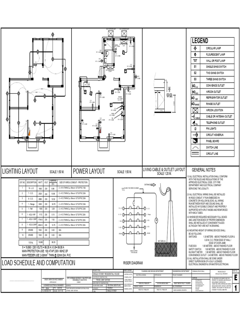 Bautista - E1 | PDF | Electrical Wiring | Electrical Components