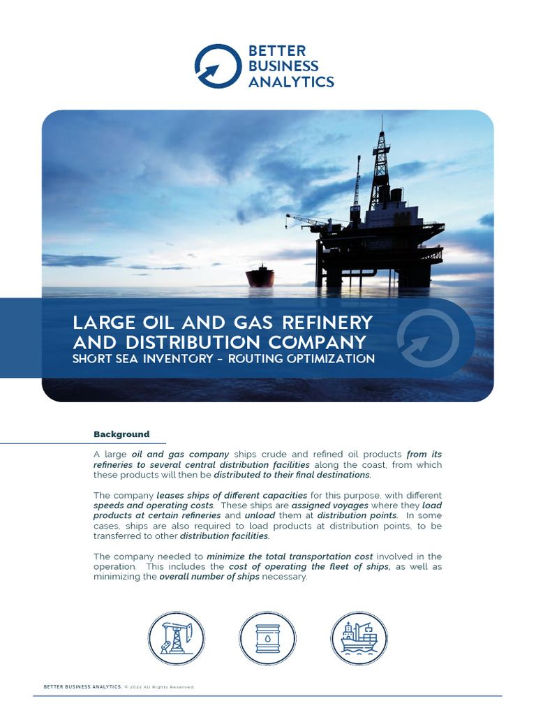 BBA - Large Oil and Gas Refinery | PDF | Oil Refinery | Ships