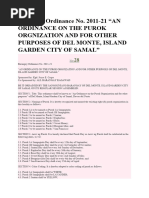 Sample Ordinance | PDF