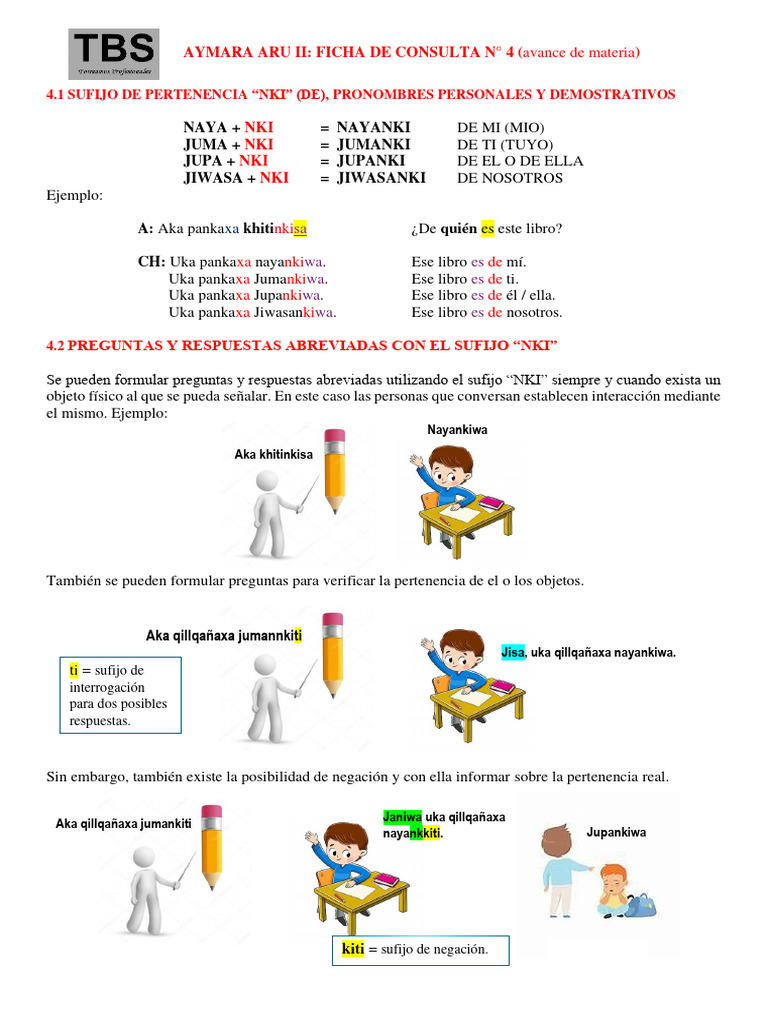 Aymara Aru FC 4 | PDF