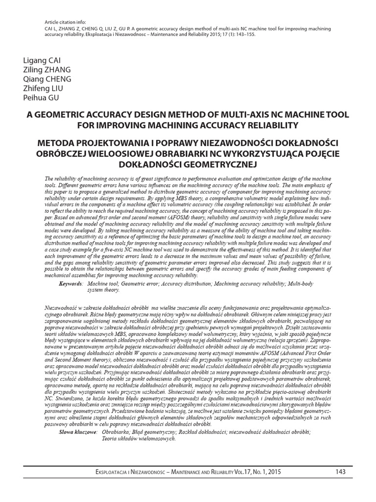 Cai_v17_1 | PDF | Mathematical Optimization | Reliability Engineering
